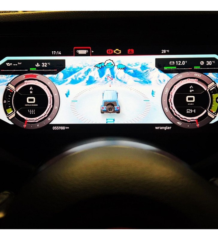 Virtual Cockpit | Jeep Wrangler | Car Tablet | Audio Elite