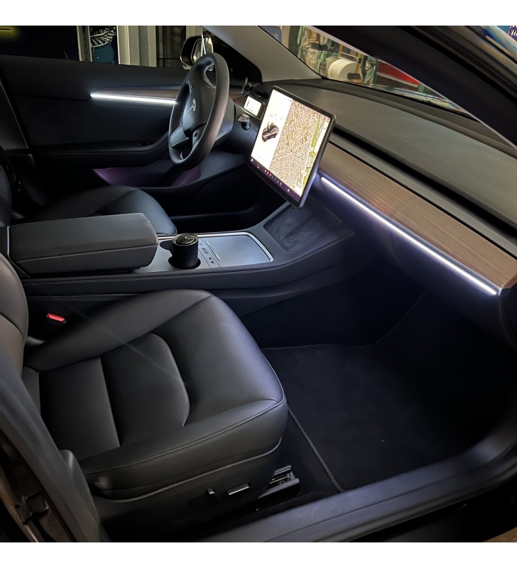 Tesla Model Y | Ambient Light | Audio Elite