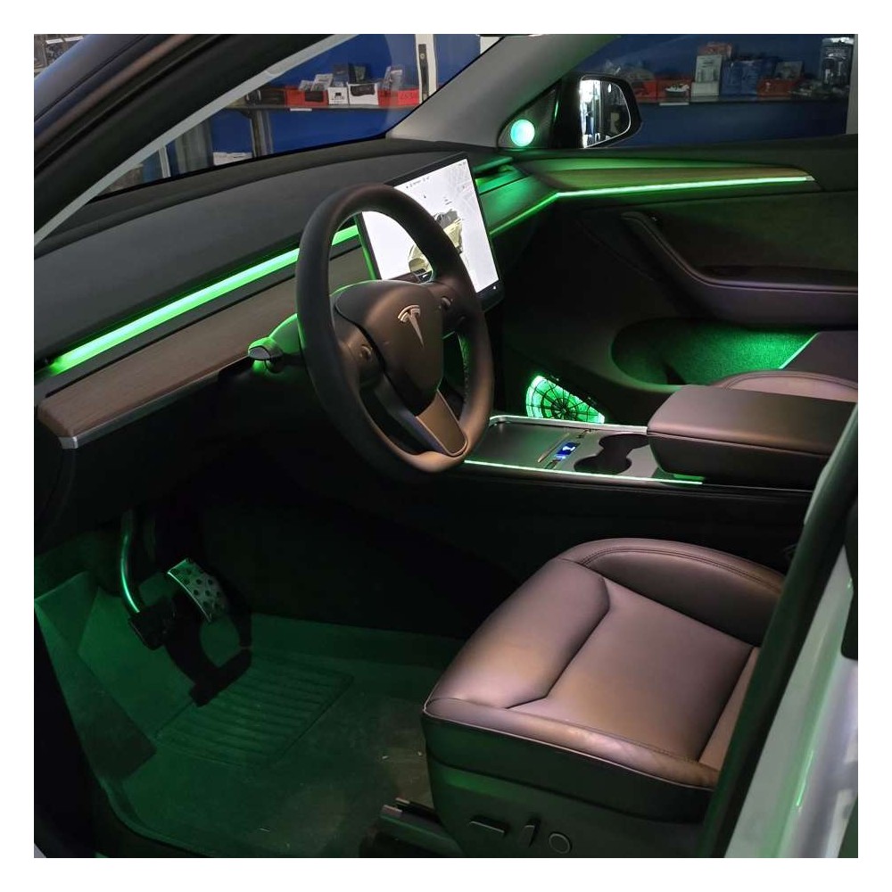 Tesla Model Y | Ambient Light | Audio Elite