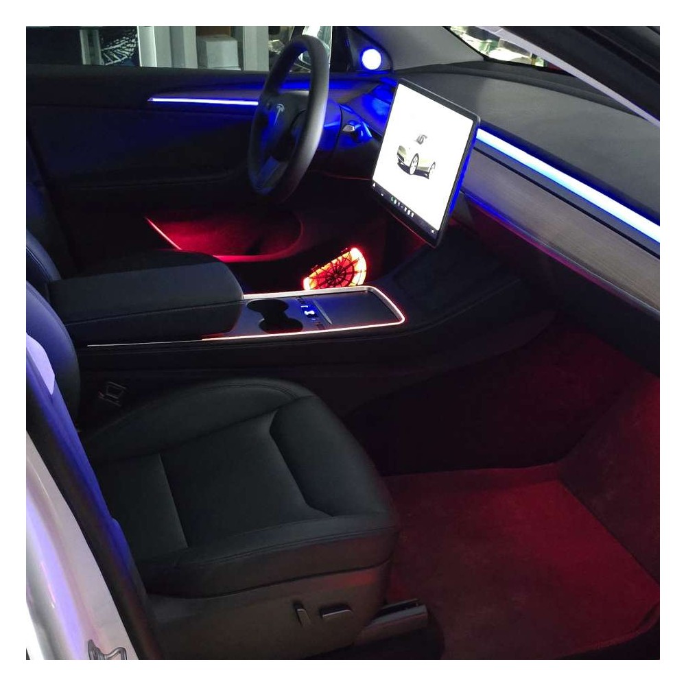 Tesla Model Y | Ambient Light | Audio Elite