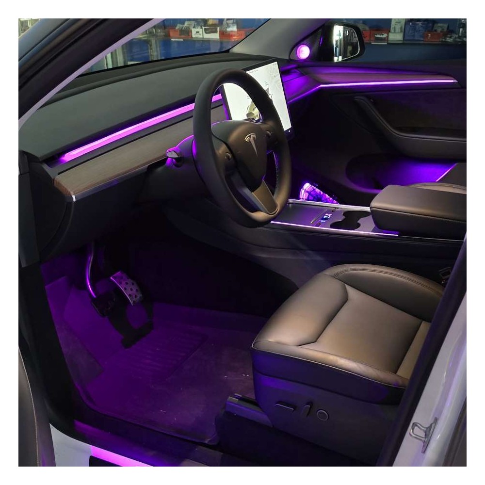Tesla Model Y | Ambient Light | Audio Elite